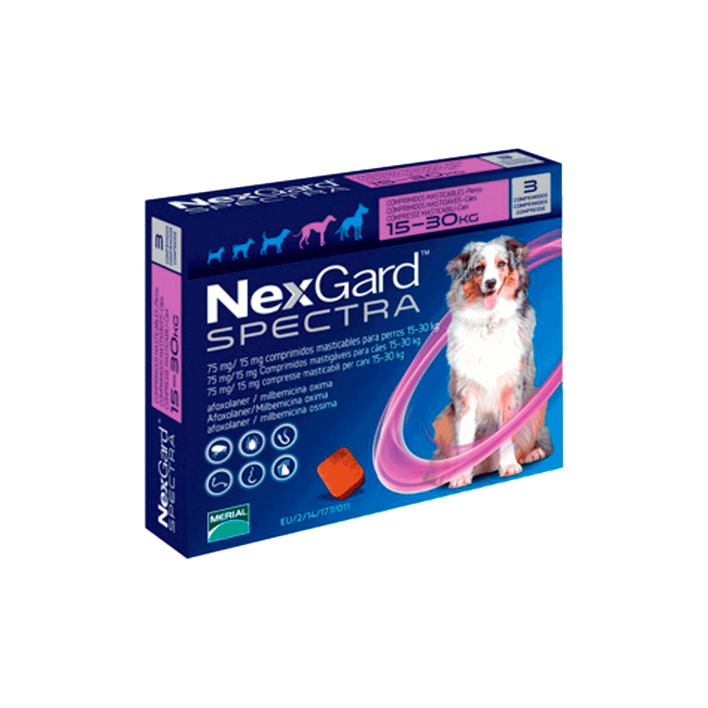 Nexgard Spectra de 15,1 a 30 Kg - PetServi
