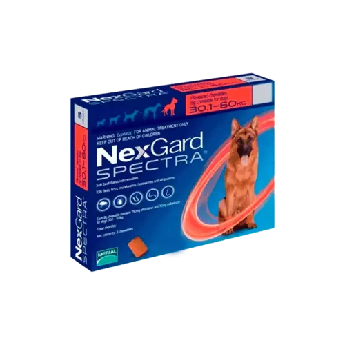 Nexgard Spectra de 30,1 a 60 Kg - PetServi