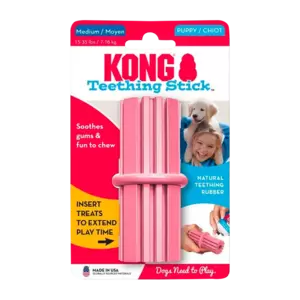 Kong Cachorro Teething Stick Rosado - PetServi