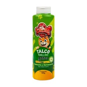 Baño Seco Talco Gatos - PetServi